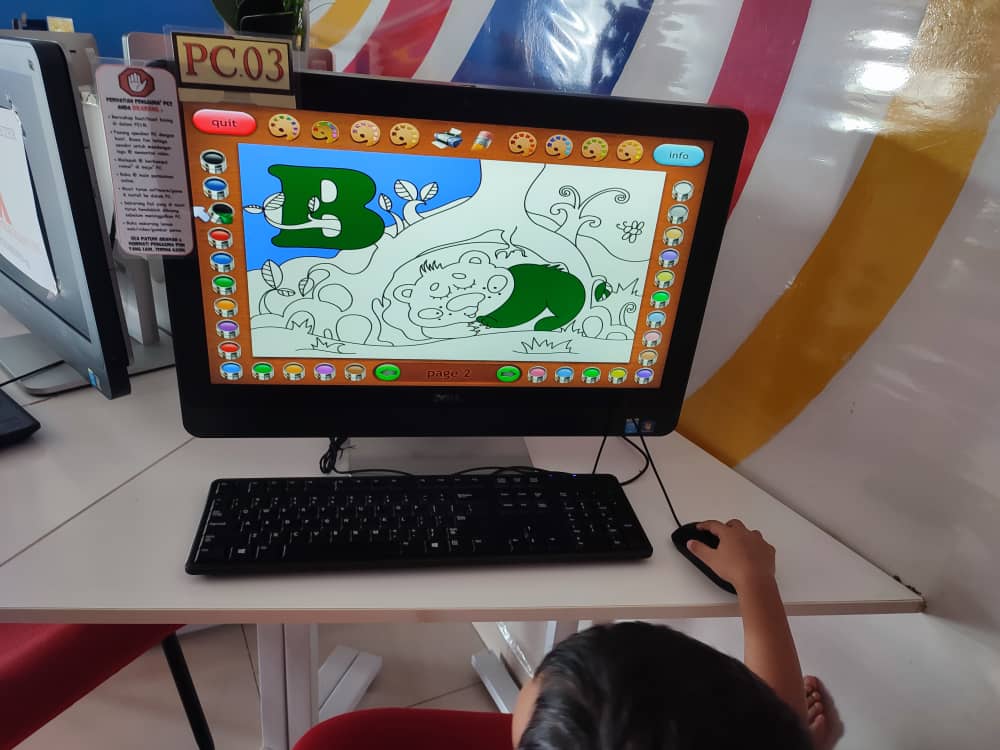 ICT : ONLINE COLORING – NADI Batu Talam